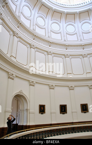 The dome inside the Texas State capitol building in Austin, Texas Stock ...