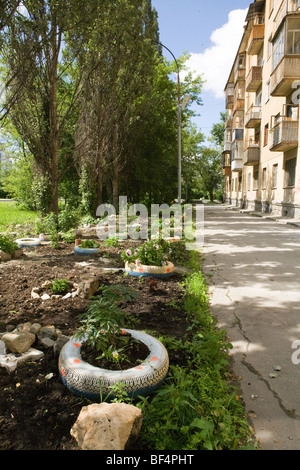 Russian breshnev architecture Stock Photo - Alamy