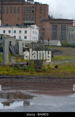 vorkuta coal mines arctic russia Stock Photo - Alamy