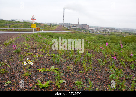vorkuta coal mines arctic russia Stock Photo - Alamy