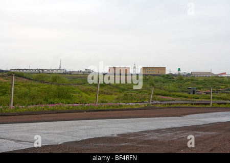 vorkuta coal mines arctic russia Stock Photo - Alamy
