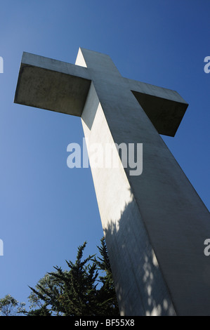 Cross in Mount Davidson Park in San Francisco, California, USA. Used in ...