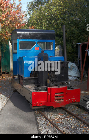 Motor Rail Simplex narrow gauge locomotive on track at Amberley Working ...
