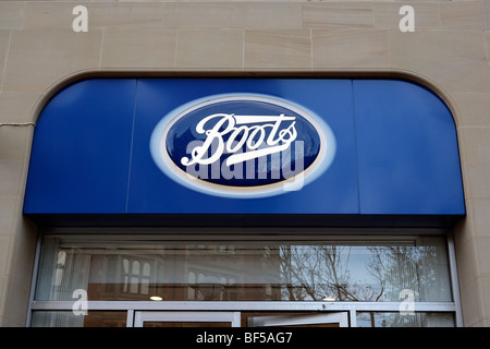Boots the chemist sign Stock Photo - Alamy