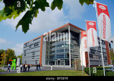 Headquarters of Henkel AG & Co. KGaA in Dusseldorf Holthausen, North ...