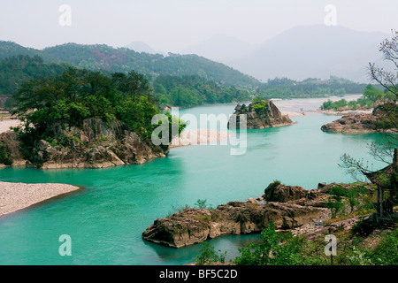 Nanxi River in Yongjia, Wenzhou, Zhejiang Province, China Stock Photo ...