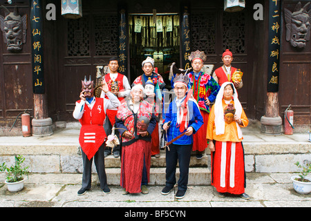 Nuo Opera performers, Guizhou Province, China Stock Photo - Alamy