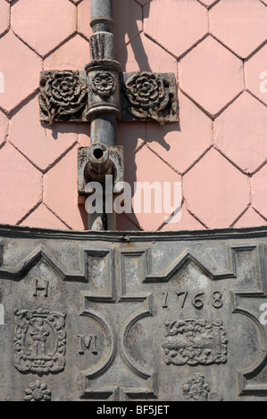 Lead Water Tank (1768) , Lyme Regis, Dorset, England Stock Photo - Alamy
