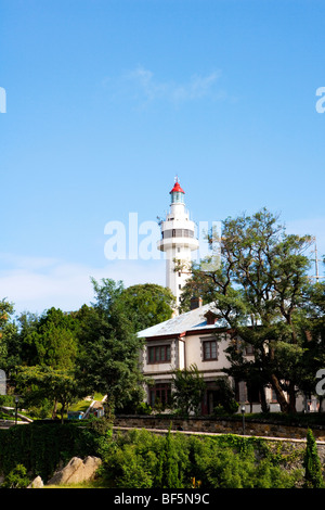 Yantaishan Lighthouse, Yantai City, Shandong, China Stock Photo - Alamy