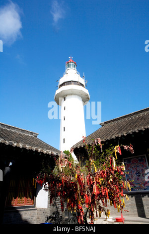 Yantaishan Lighthouse, Yantai City, Shandong, China Stock Photo - Alamy