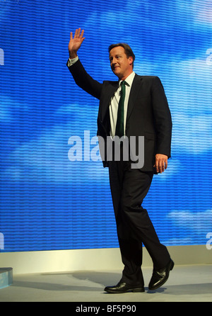Conservative leader David Cameron addresses members of the local ...