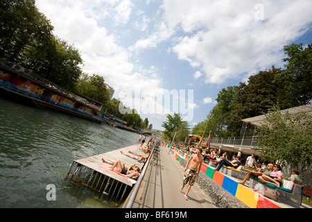 City Quarter Letten, Bar Restaurant Primitivo, Limmat River, Across ...