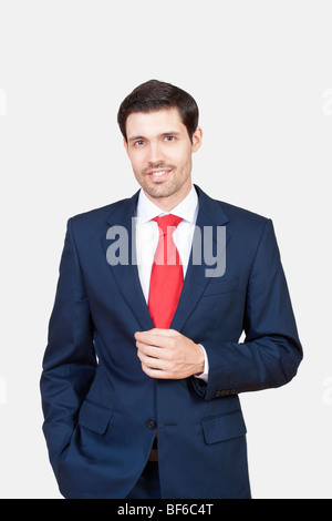 portrait of Executive businessman isolated on white Stock Photo - Alamy