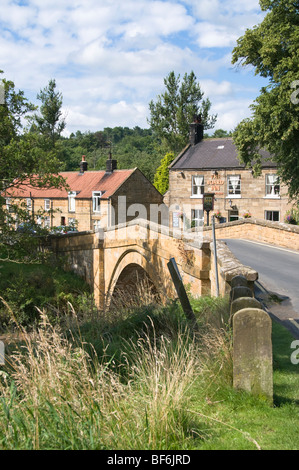 River Esk Lealholm Village North Yorkshire Moors Esk Valley England ...