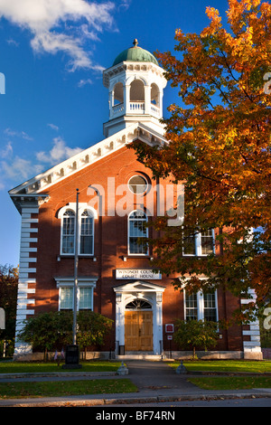 Windsor County Courthouse, Woodstock Vermont USA Stock Photo - Alamy