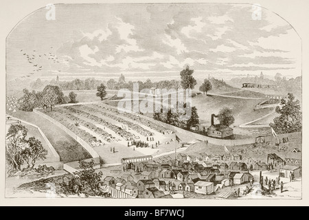 Andersonville prison, officially known as Camp Sumter, where Union ...