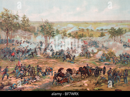 Vintage Civil War print of the Battle of Fort Sanders. The battle was ...