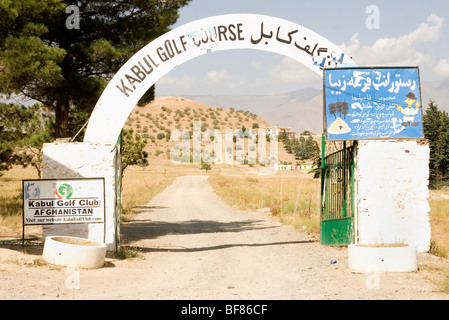 Kabul Golf Course just outside the city limits in Afghanistan Stock ...