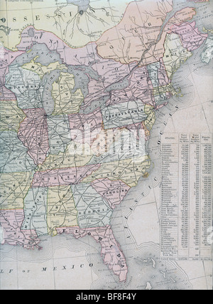 united states east map Eastern Seaboard Atlantic Ocean Washington New ...