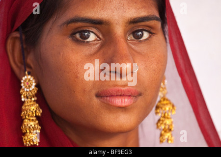Rajput woman at the Pushkar Mela in Pushkar in Rajasthan India Stock ...