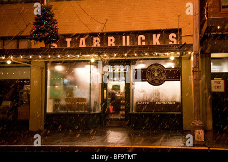 The original Starbucks Stock Photo - Alamy