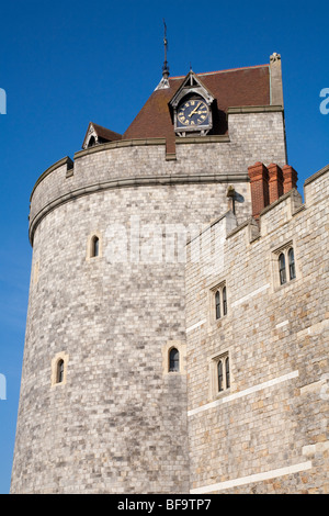 Windsor Castle Clock Stock Photo - Alamy
