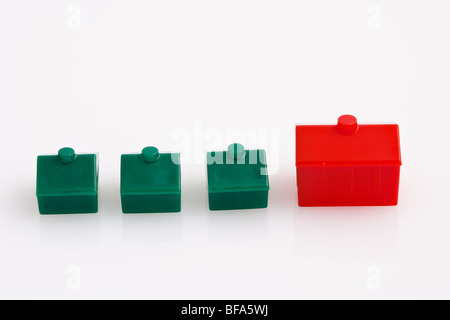 Monopoly game pieces Stock Photo - Alamy