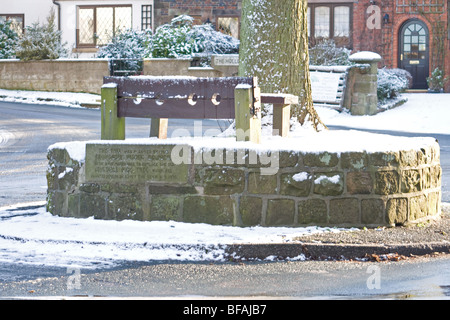 Caverswall Village Square, Staffordshire Stock Photo - Alamy