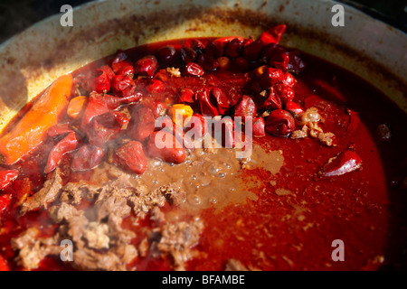 Beef Porkolt ( marhaporkolt). Paprika food festival. Hungary Stock ...
