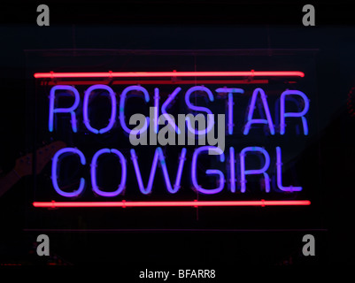 Rockstar neon sign Stock Photo - Alamy