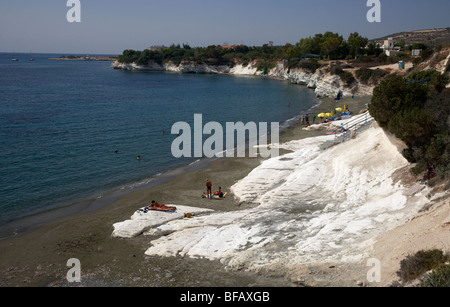 white rocks at governor's beach near limasol, cyprus Stock Photo - Alamy