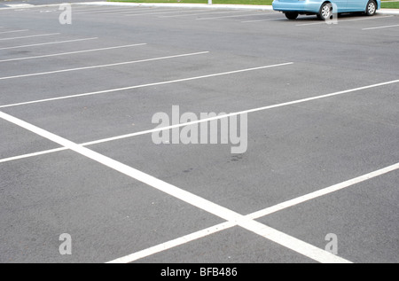 Empty Car Park Stock Photo - Alamy
