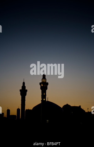 JOR, Jordan, Amman: King Abdullah Mosque, in the Al-Abdali district ...