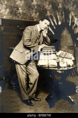 Old vintage retro receipt books on white background Stock Photo - Alamy