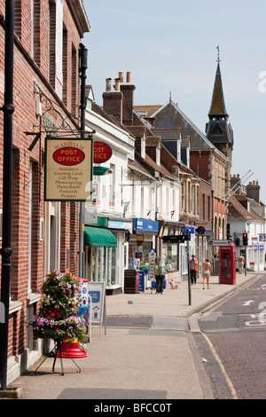 Wareham High Street in Wareham, Dorset, UK Stock Photo - Alamy