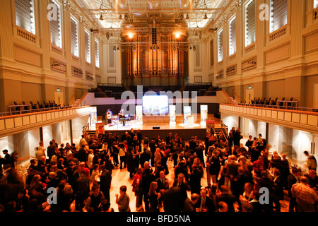 The interiors of the Birmingham Town Hall, Birmingham, West Midlands ...