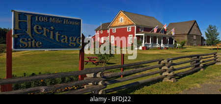 108 Mile House Heritage Site Alaska Highway British Columbia Stock ...