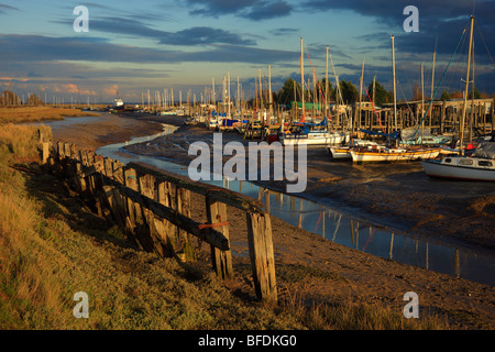 Boatyard at Faversham Creek, Kent, England Stock Photo - Alamy