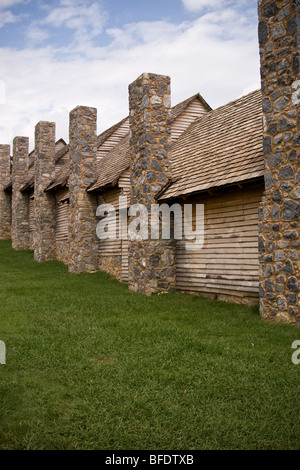 Row of Colonial Buildings Stock Photo - Alamy