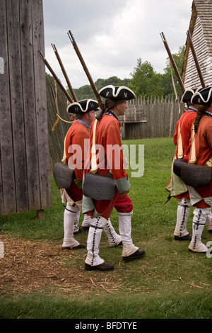 Fort Loudon French and Indian War reenactment Stock Photo - Alamy