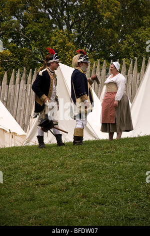 Fort Loudon French and Indian War reenactment Stock Photo - Alamy