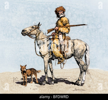 'The Hunter and the Trapper in North America' (1875), originally ...