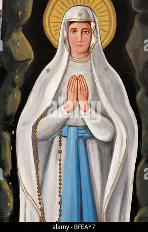 Painting at Beit Jala catholic seminary Stock Photo - Alamy