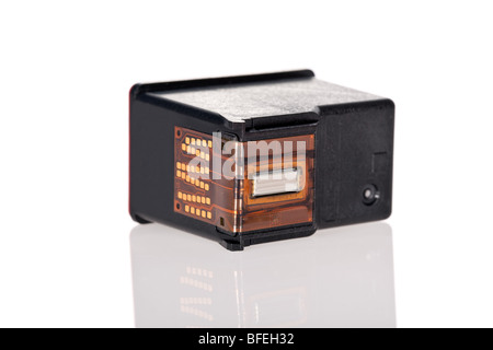 Inkjet printer cartridge isolated on a white background close up Stock ...