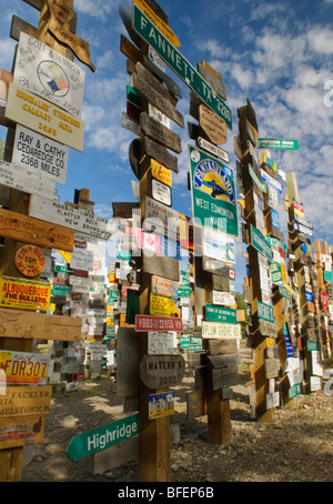 Sign Post Forest, Watson Lake, Yukon, Canada Stock Photo - Alamy
