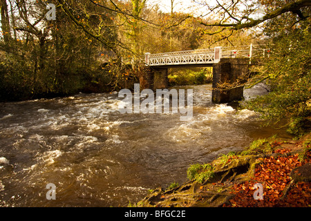Marsh Bridge, River Barle, Exmoor National Park, Dulverton, Somerset ...