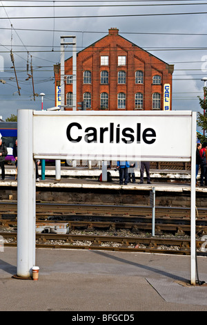 Platform 1 at Carlisle Citadel station Stock Photo - Alamy