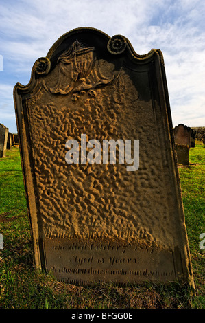 Old weathered gravestone in the cemetery - Slovakia Stock Photo - Alamy