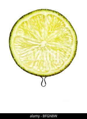close up of sliced lime Stock Photo - Alamy