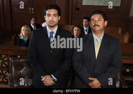 Two men standing in court, portrait Stock Photo - Alamy